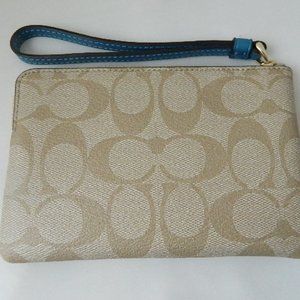 Coach | Bags | Coach X Pac Man Ghost Small Wristlet Lt Khaki | Poshmark